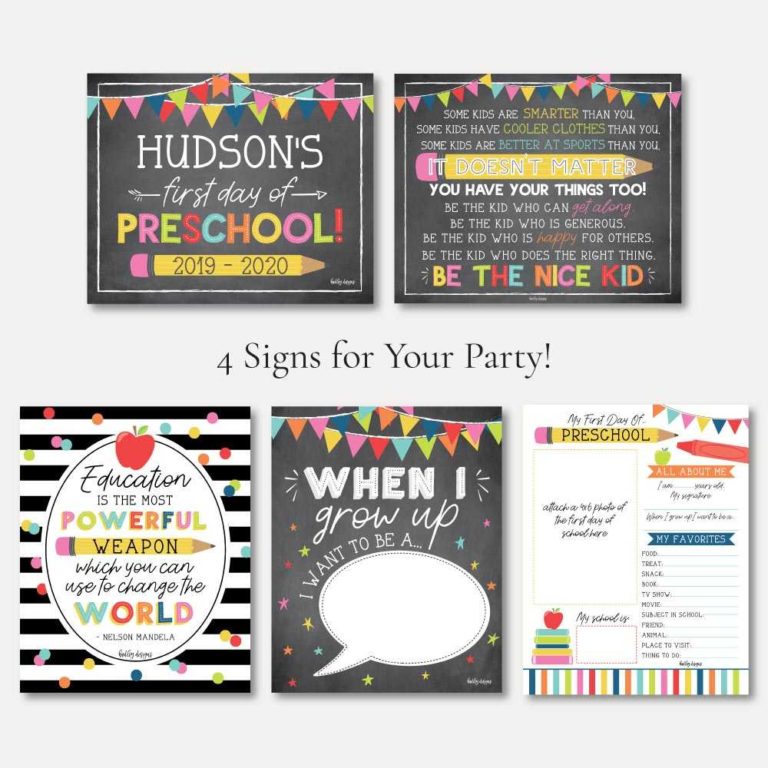 August Celebration Circle First Day of School Kit