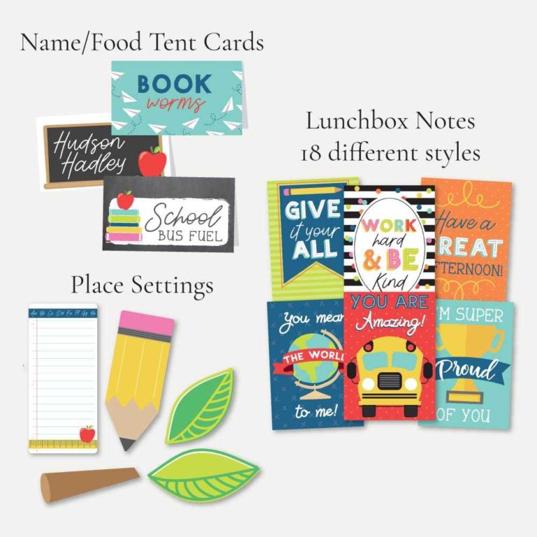 August Celebration Circle First Day of School Kit